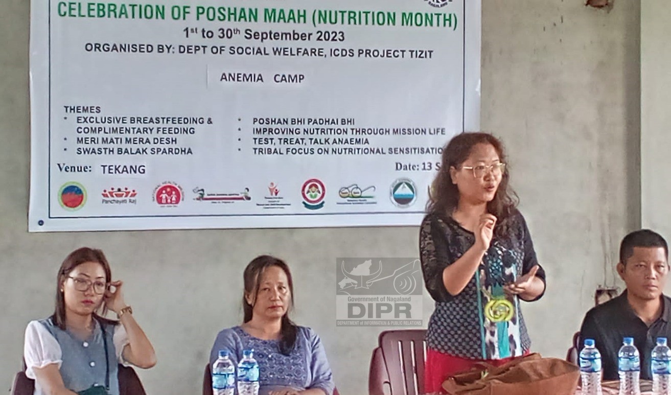 CELEBRATION OF POSHAN MAH 2023 IN TEKANG VILLAGE, TIZIT | DIPR Nagaland-Department of ...